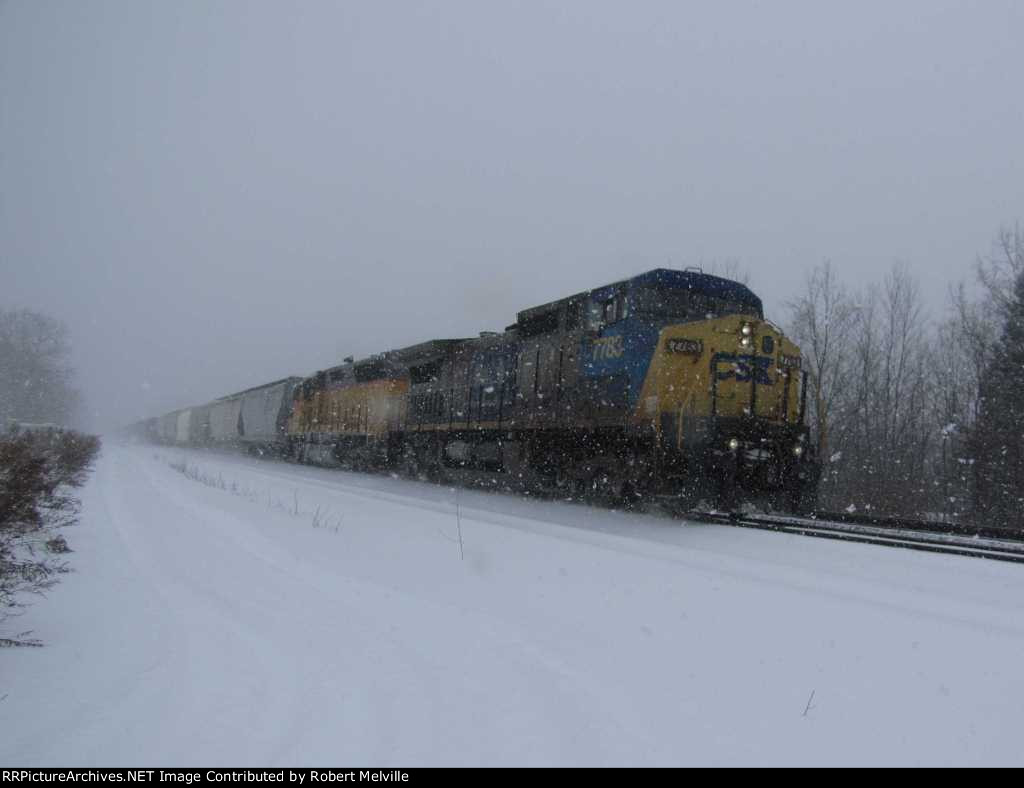CSX 7783 westbound near MP 382